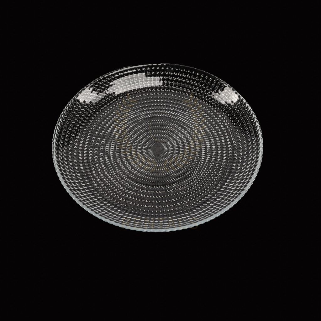 Small Glass Bubble Plate – Grosvenor Rentals